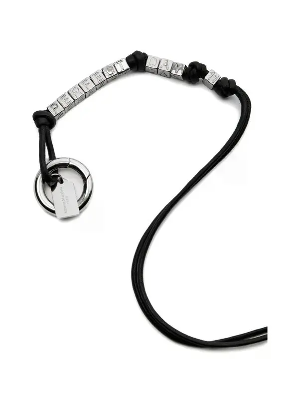MAISON MARGIELA Beaded Leather Keyring