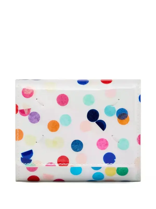 MAISON MARGIELA Four Stitches Polka-dot Wallet