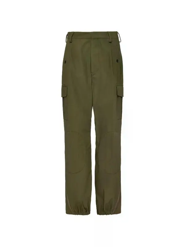 MAISON MARGIELA Four-stitch Cargo Trousers - Green