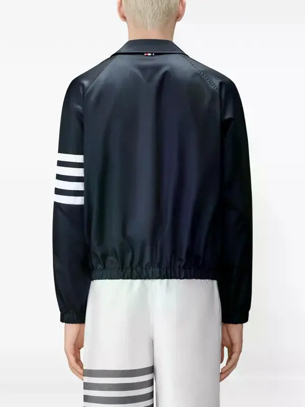 Thom Browne Shiny Ripstop 4-bar Track Jacket