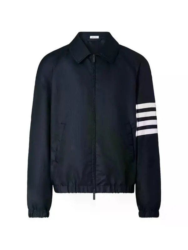 Thom Browne Ripstop Raglan Jacket - Blue