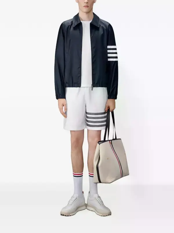 Thom Browne Ripstop Raglan Jacket - Blue