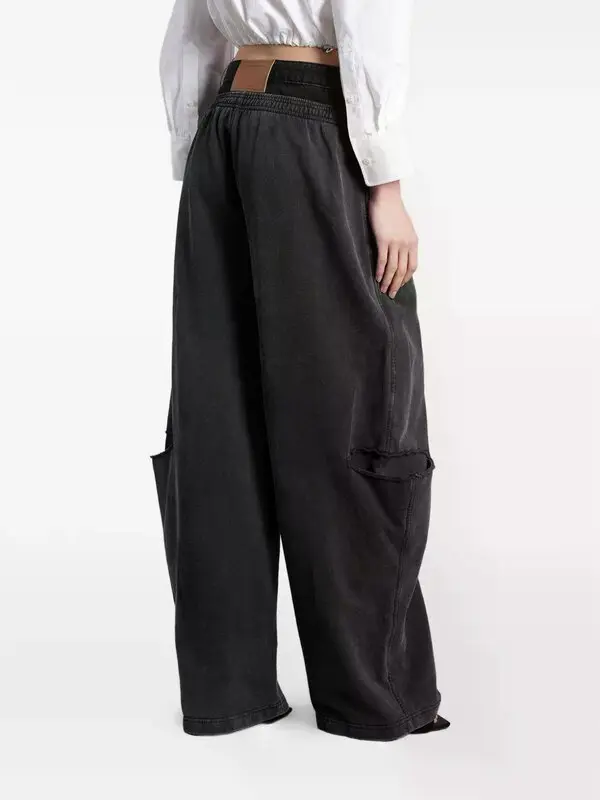 Alexander Wang Layered Waistband Cargo Pants