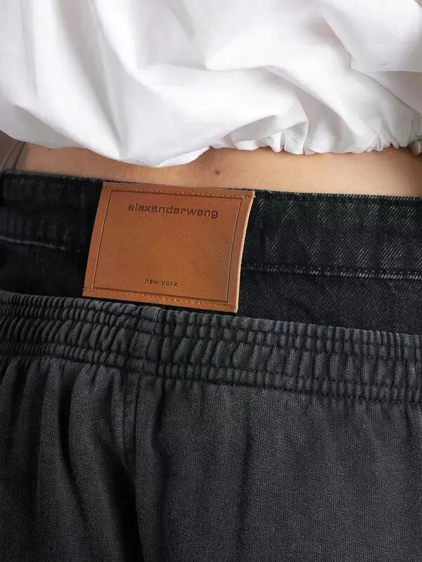 Alexander Wang Layered Waistband Cargo Pants
