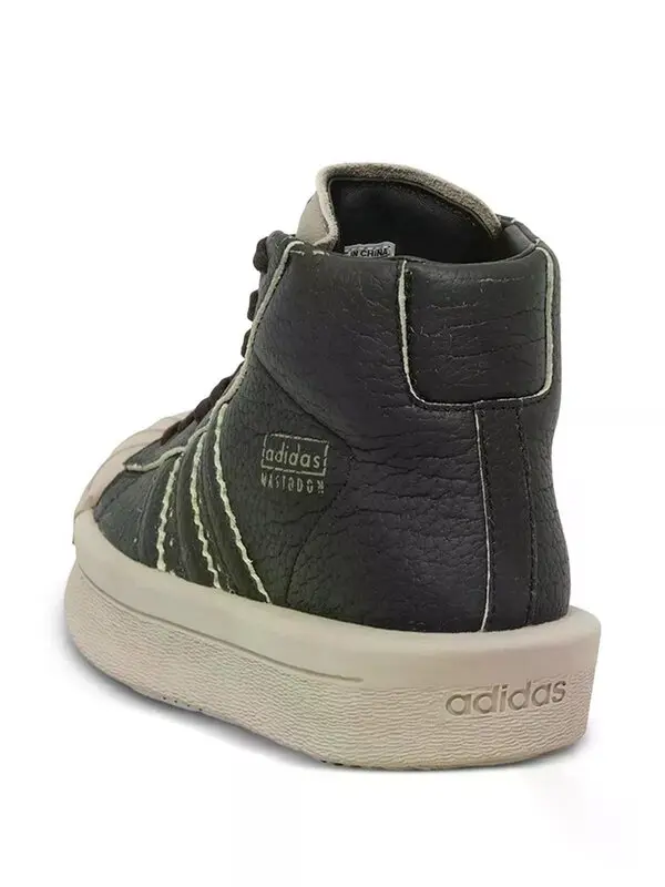 Rick Owens X Adidas High Top Sneakers