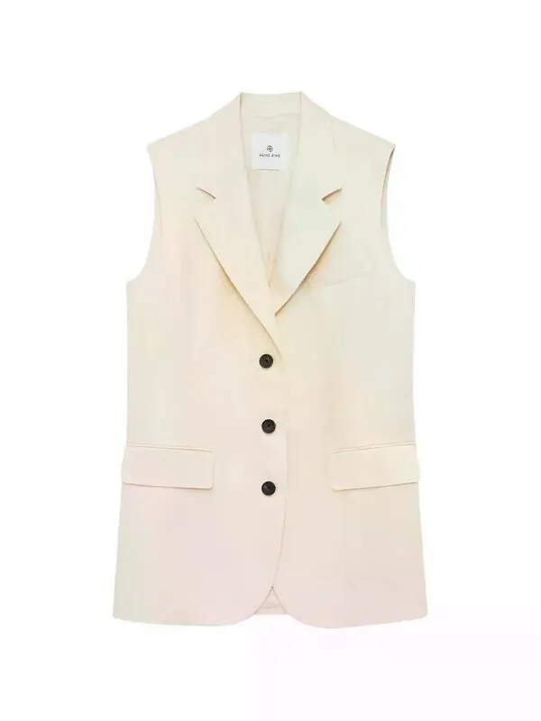 ANINE BING Sara Notched Lapels Vest