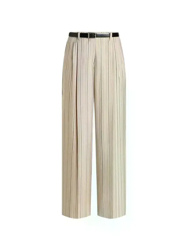 Dolce & Gabbana Regimental Pinstripe Tailored Trousers - Neutrals