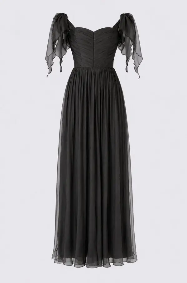 ROSERRY Elizabeth Silk Gown - Green