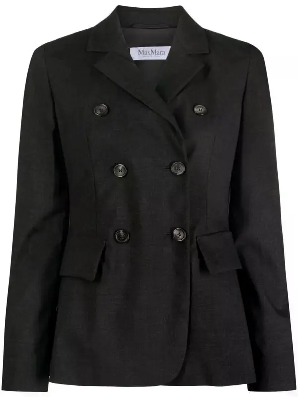 Max Mara Virgin Wool Double-breasted Blazer