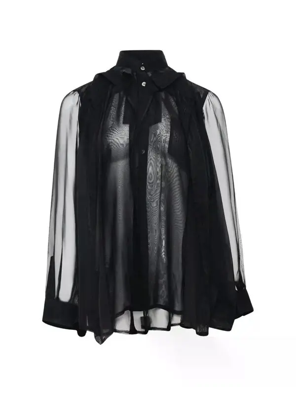 Comme Des Garçons Sheer Layered Shirt