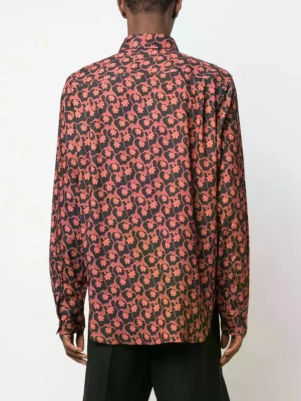 Viktor & Rolf Floral Pattern Shirt With French Collar