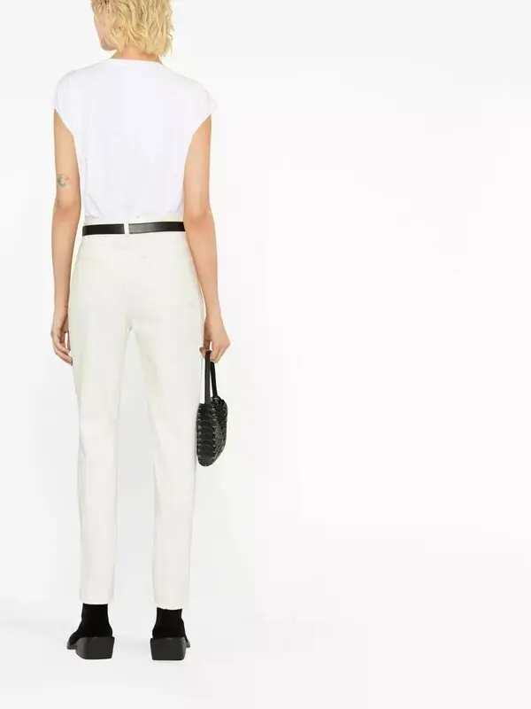 Closed High-waisted Straight-leg Jeans