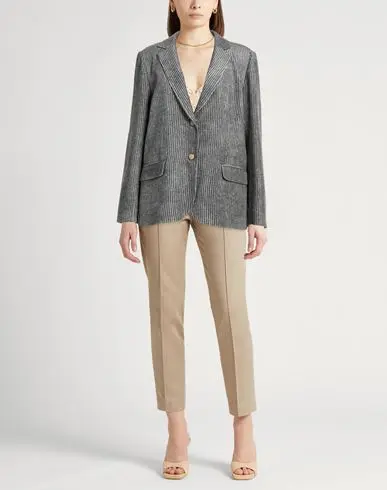 ALYSI Single-breasted Striped Blazer