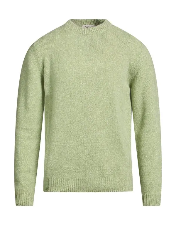 WOOL & CO Crewneck Sweater In Wool And Polyamide