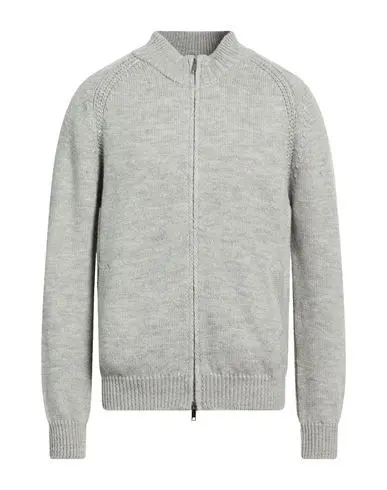 DANIELE FIESOLI Light Merino Wool And Alpaca Wool Cardigan - Light Grey