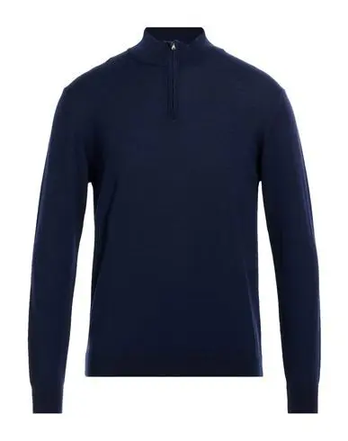 WOOL & CO Merino Wool Turtleneck With Quarter Zip