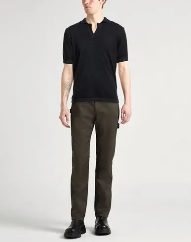 DANIELE FIESOLI V-neck Short Sleeve Knit Sweater