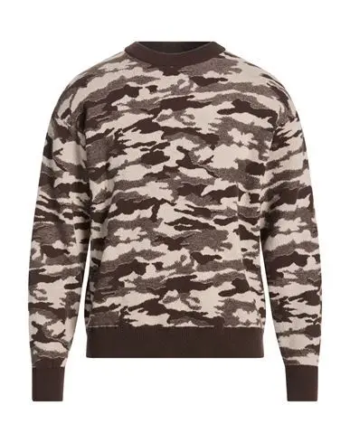 DANIELE FIESOLI Dark Merino Wool And Cashmere Sweater - Dark Brown