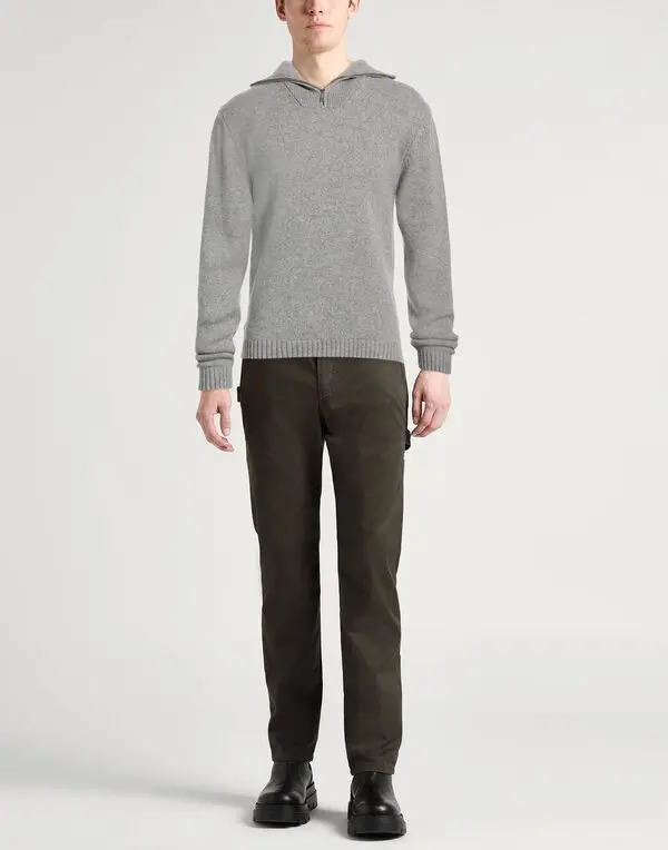 DANIELE FIESOLI Light Merino Wool Half-zip Sweater