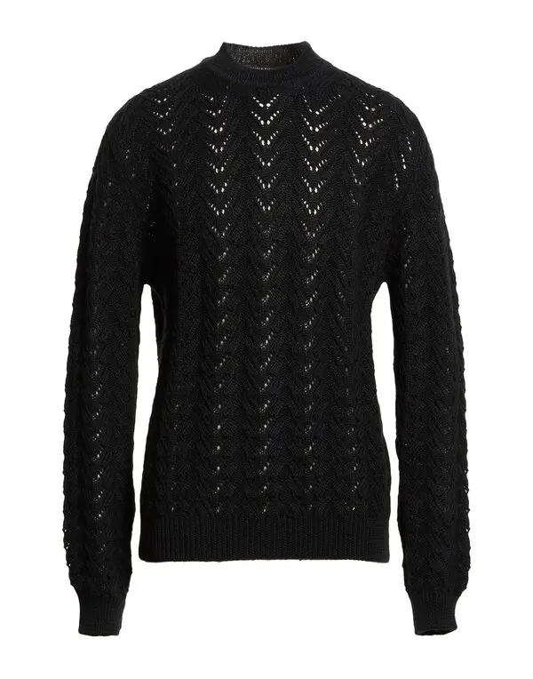DANIELE FIESOLI Merino Wool & Alpaca Sweater - Black