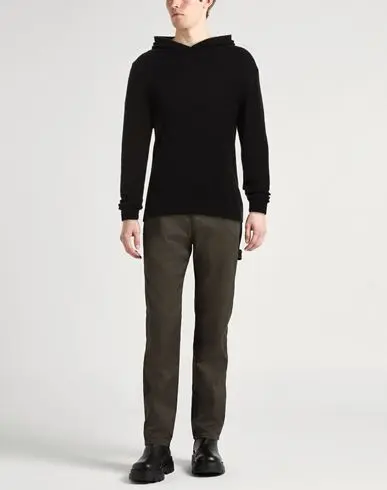 DANIELE FIESOLI Merino Wool, Polyamide, And Cashmere Hooded Sweater - Black
