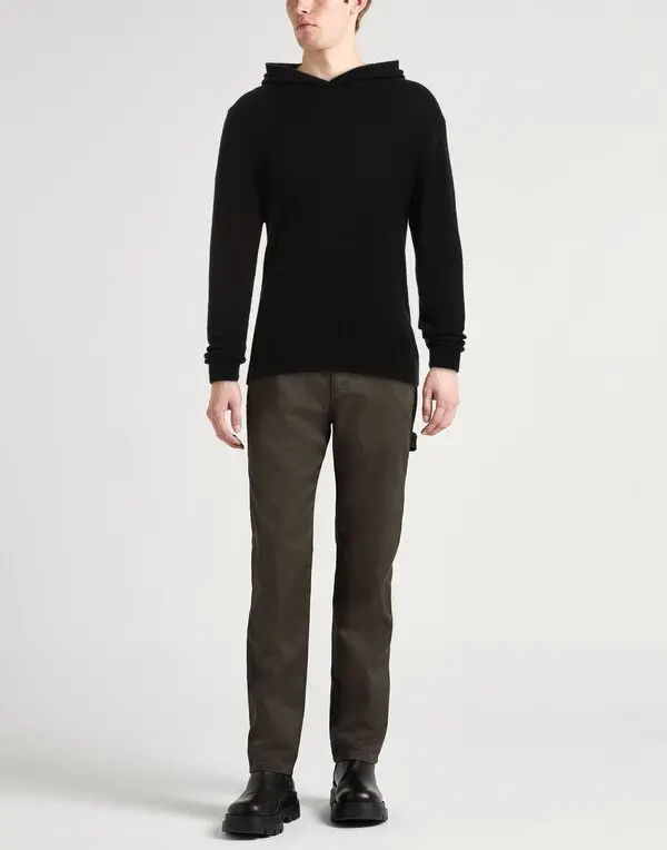 DANIELE FIESOLI Merino Wool, Polyamide, And Cashmere Hooded Sweater - Black