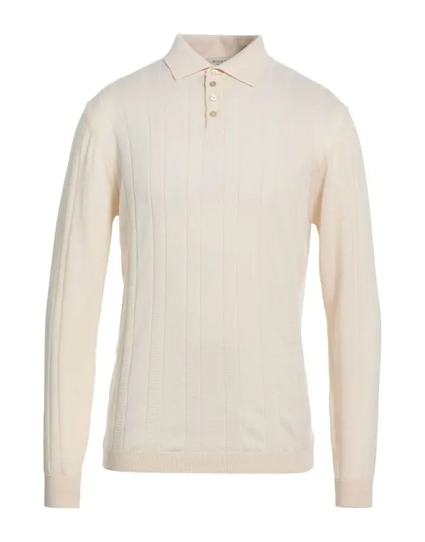WOOL & CO Long Sleeve Merino Wool Polo Sweater
