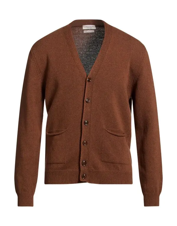 WOOL & CO Lightweight Mélange Wool Cardigan
