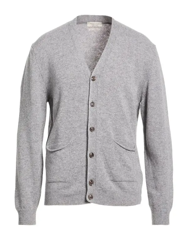 WOOL & CO Lightweight Mélange Wool Cardigan