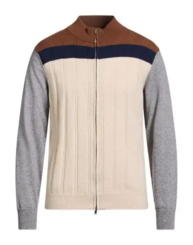 WOOL & CO Mélange Wool Zip-up Cardigan