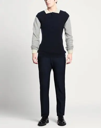 WOOL & CO Midnight Merino Wool And Cashmere Pointelle Knit Sweater