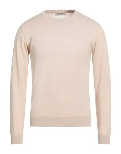 WOOL & CO Merino Wool Crewneck Sweater - Blush
