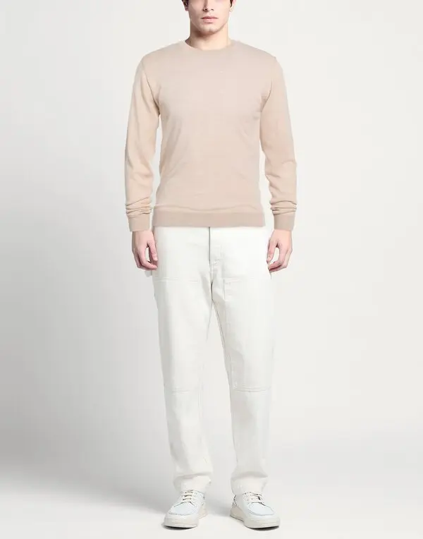 WOOL & CO Blush Merino Wool Crewneck Sweater