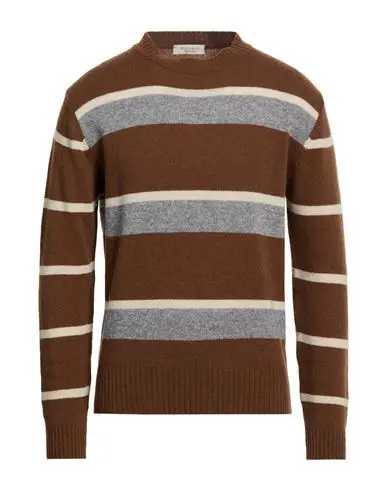 WOOL & CO Wool Striped Crewneck Sweater