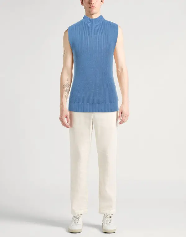 DANIELE FIESOLI Merino Wool And Acrylic Mock Neck Sweater