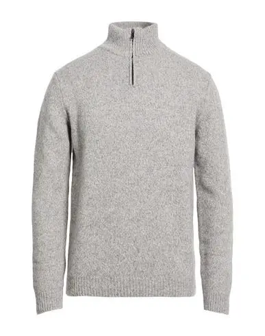WOOL & CO Mélange Half-zip Wool And Polyamide Sweater