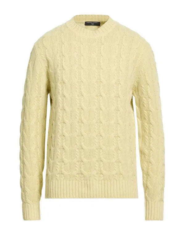 DANIELE FIESOLI Merino Wool Cable Knit Sweater
