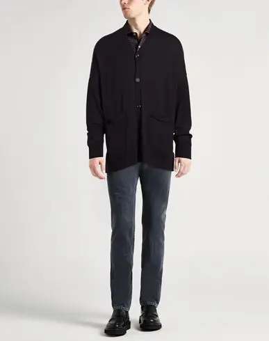 DANIELE FIESOLI Midnight Merino Wool Cardigan