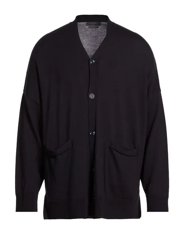 DANIELE FIESOLI Midnight Merino Wool Cardigan
