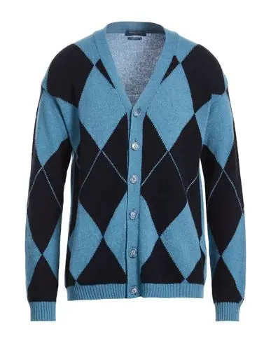 DANIELE FIESOLI Baby Alpaca Wool And Merino Wool Cardigan - Blue