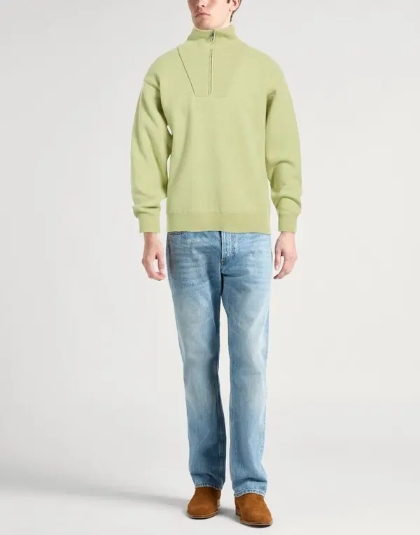 DANIELE FIESOLI Light Merino Wool And Cashmere Half-zip Turtleneck