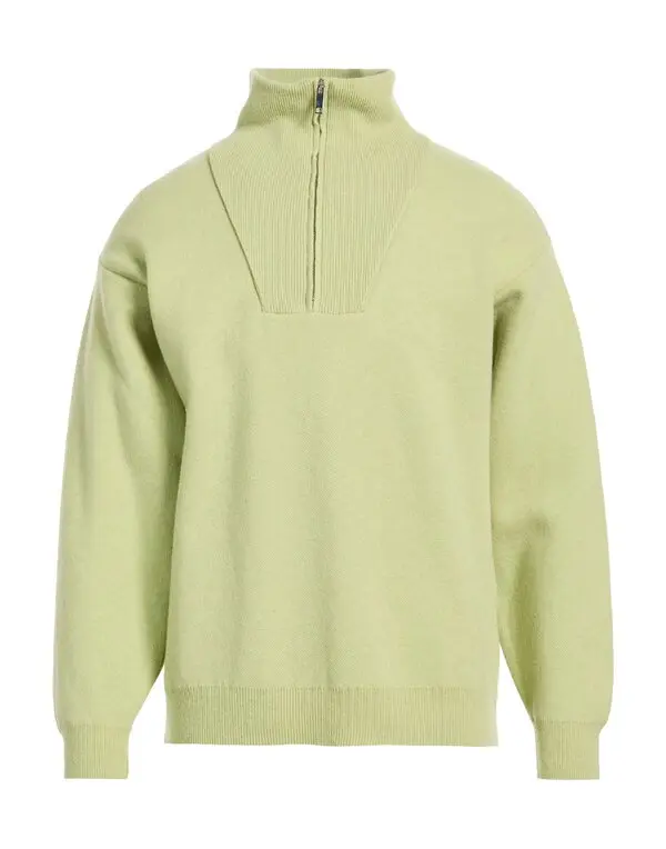 DANIELE FIESOLI Light Merino Wool And Cashmere Half-zip Turtleneck