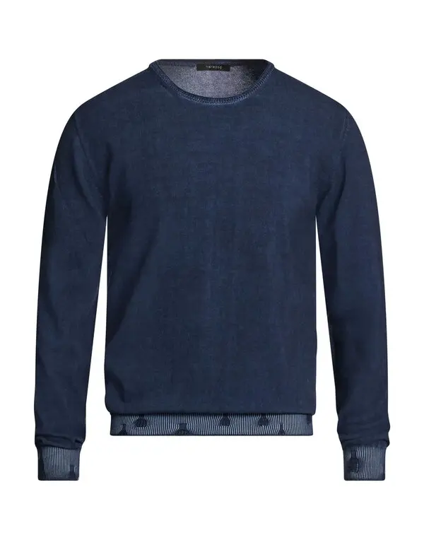 BELLWOOD Midnight Cotton Distressed Knit Sweater