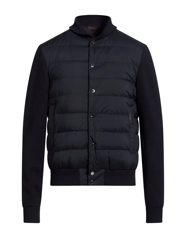 MOORER Quilted Down Puffer Jacket - Navy