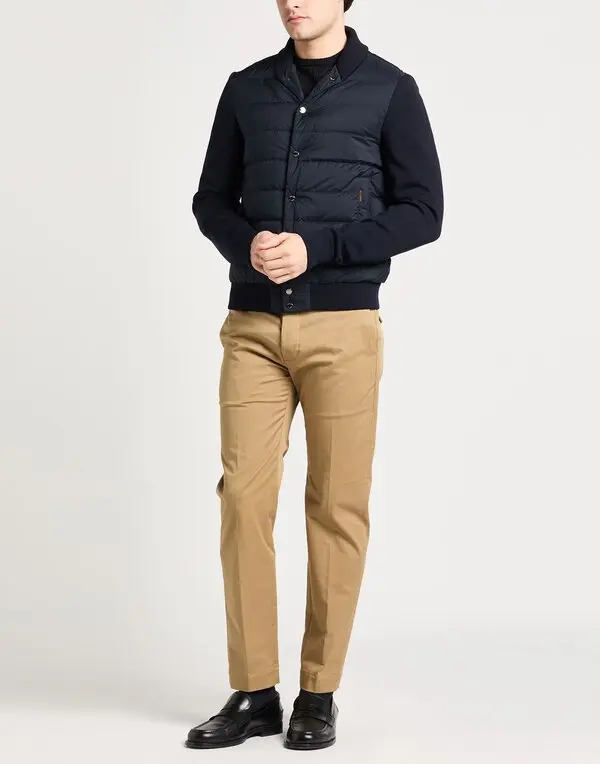MOORER Quilted Down Puffer Jacket - Navy