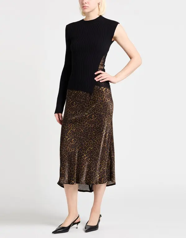 ANIYE BY Tulle And Wool Blend Crewneck Sweater