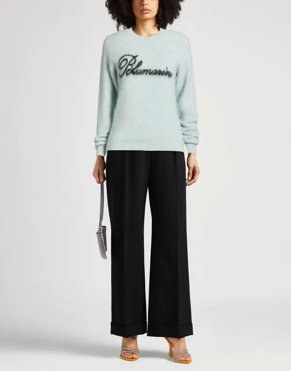 Blumarine Crewneck Long Sleeve Sweater