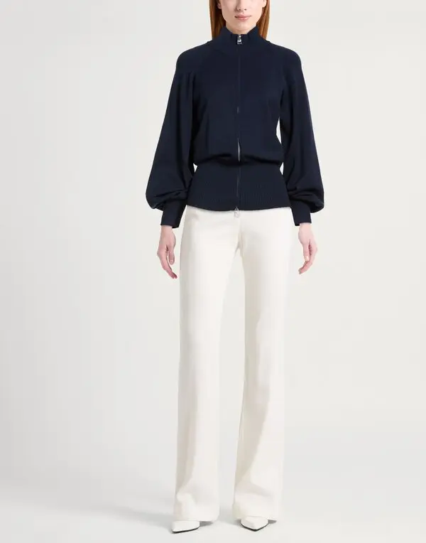 SILVIAN HEACH Knit Zipper Cardigan - Navy