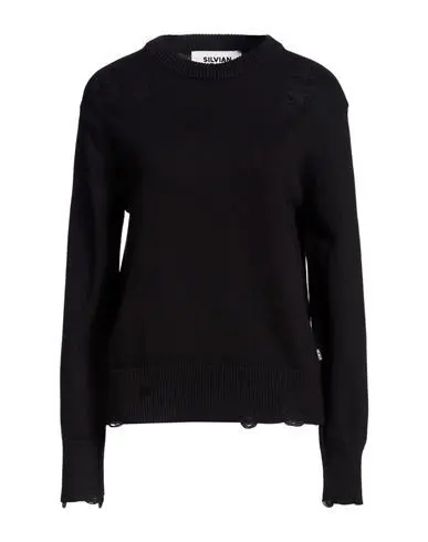 SILVIAN HEACH Distressed Crewneck Sweater