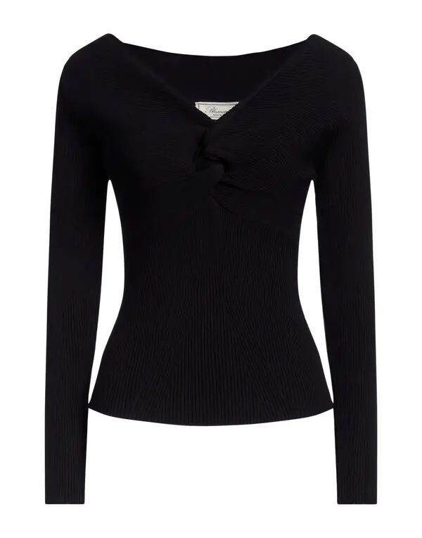 Blumarine Ribbed Knit Sweater